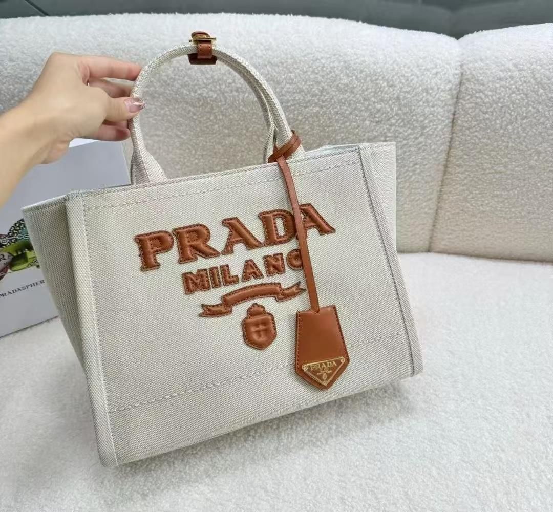 First Copy bag Prada Canvas Tote Bag - First Copy Mart