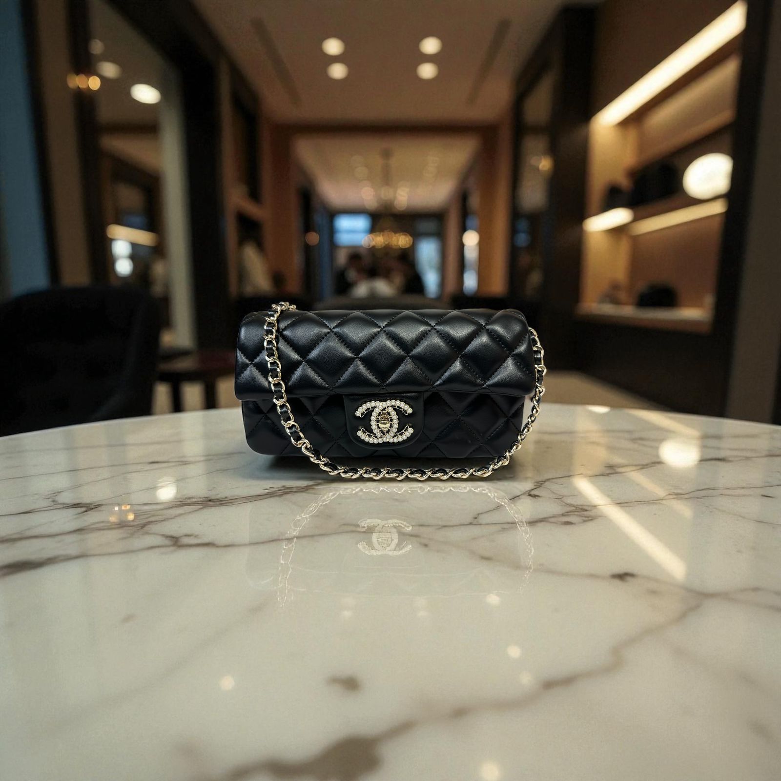 First Copy Bag Chanel Quilted BL - First Copy Mart
